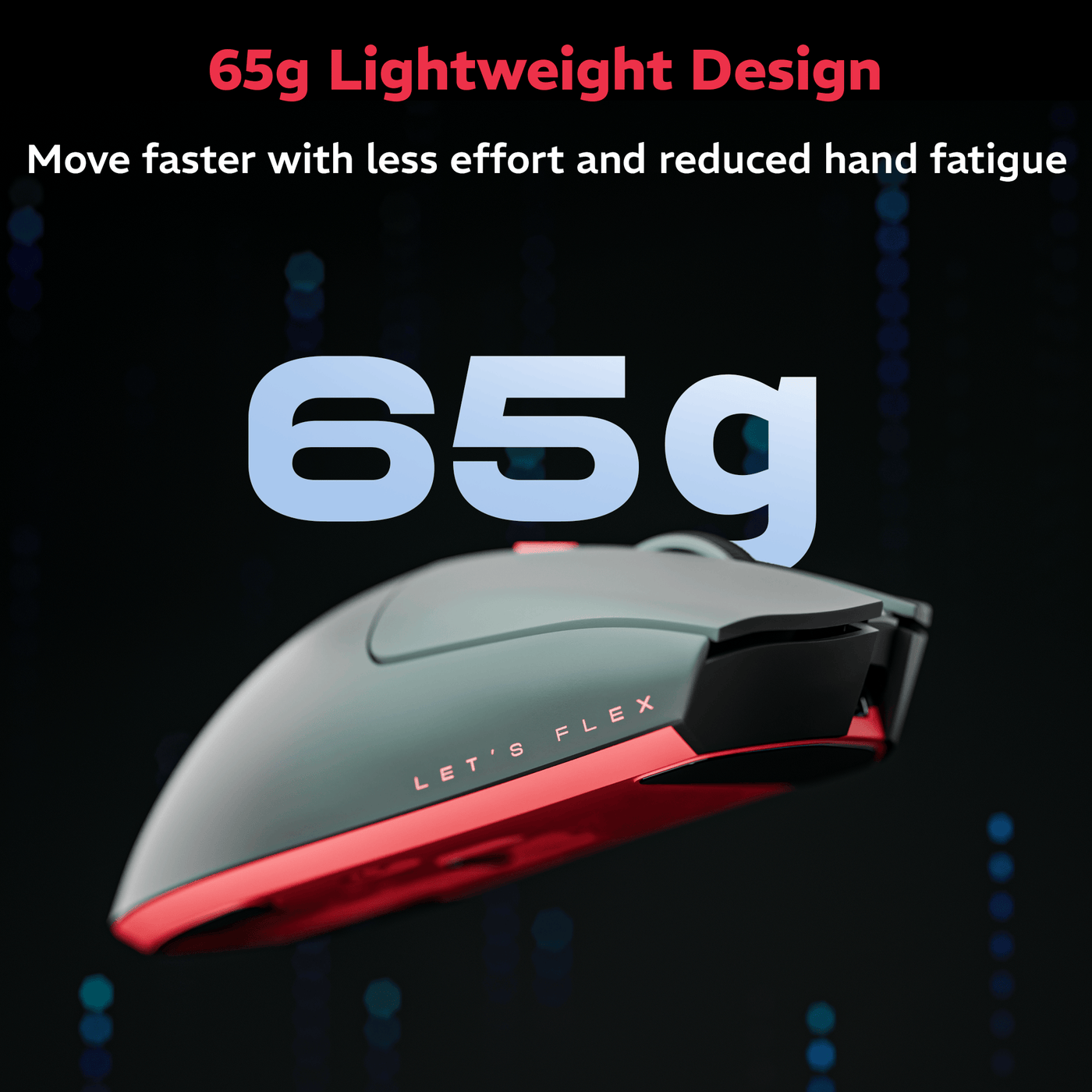 daWg Slay 50 Wireless & Bluetooth Gaming Mouse - PAW 3311 Sensor