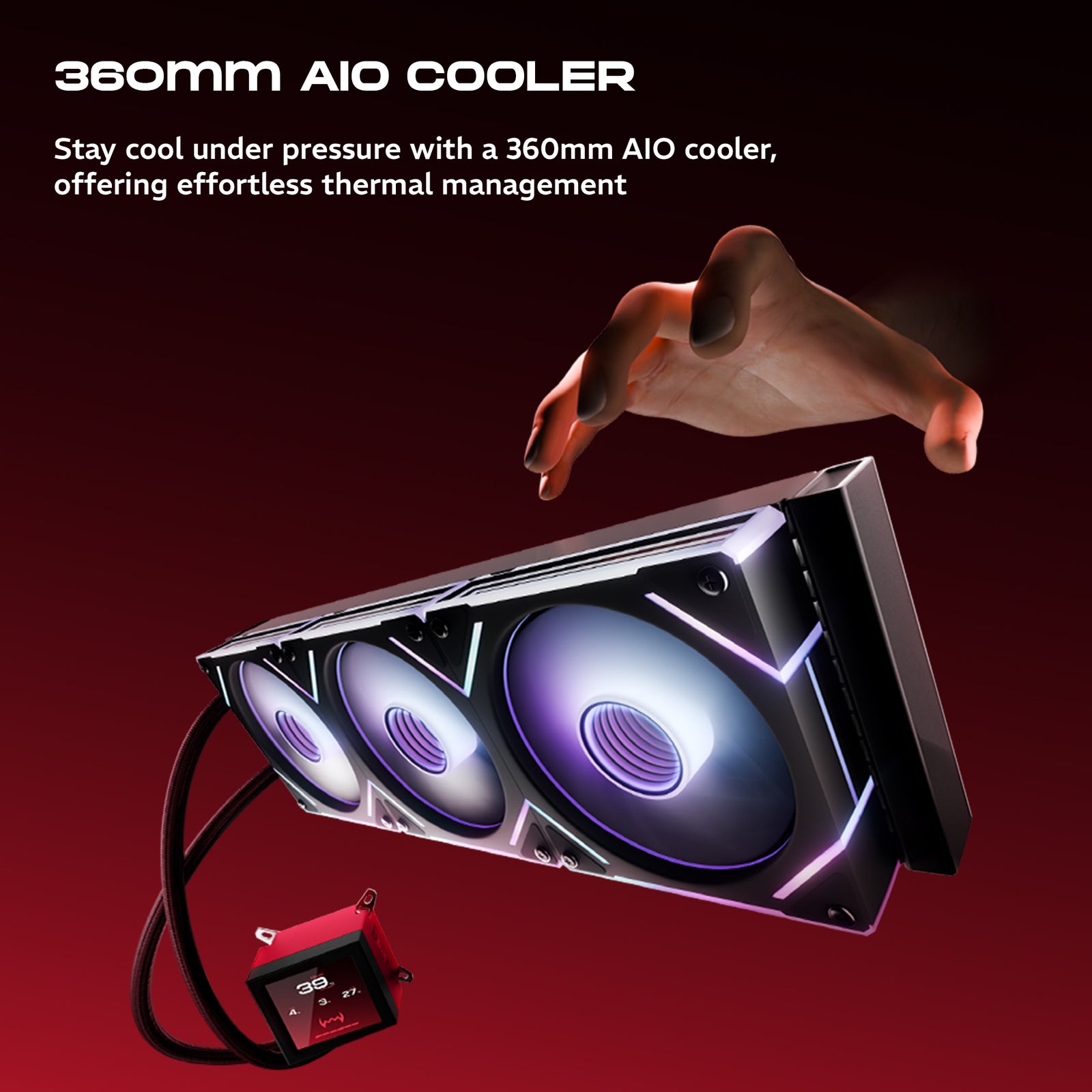 L360 ARGB 360mm CPU Liquid AIO Cooler | daWg