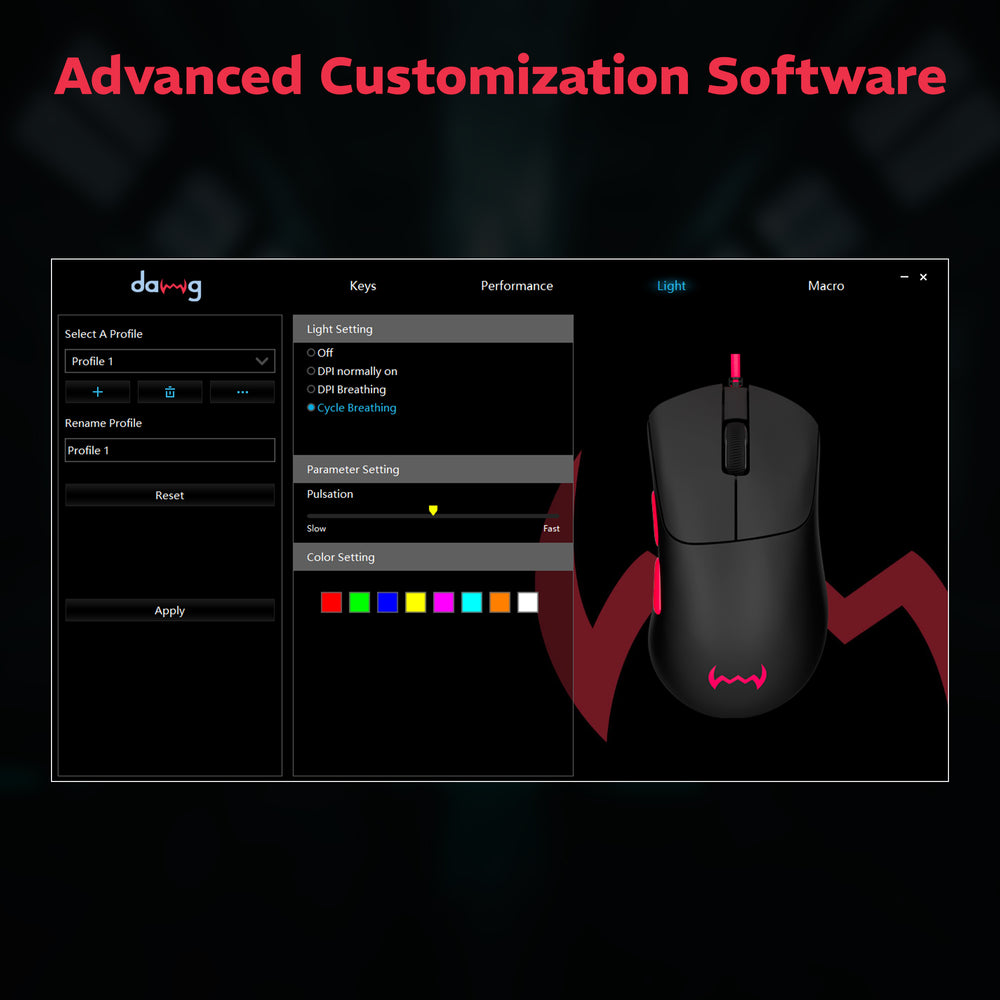 Slay 25 Wired Mouse by daWg - Precision Gaming & Work